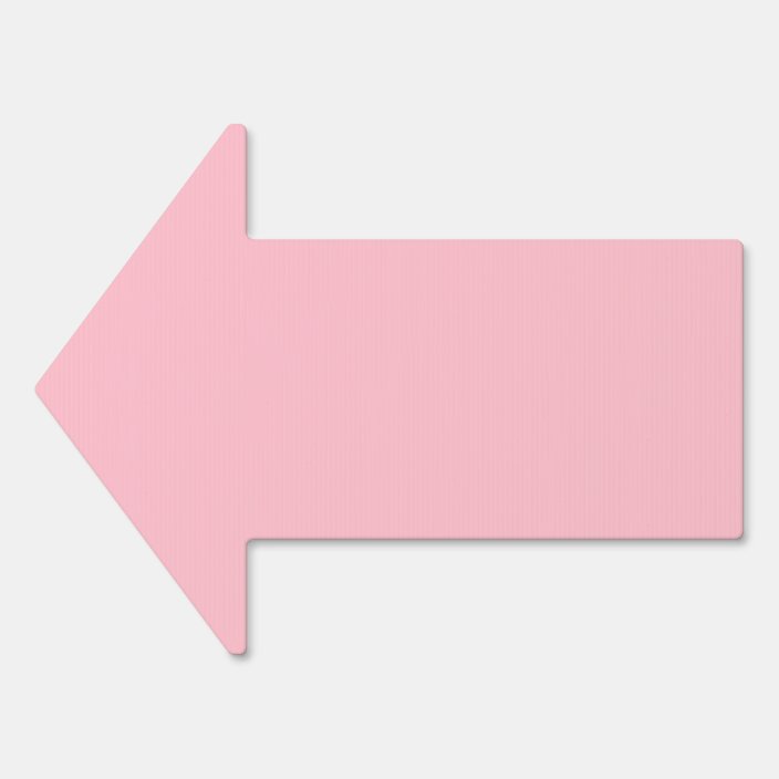 Pink Arrow Sign | Zazzle.com