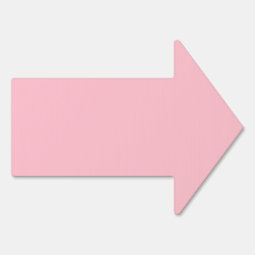 Pink Arrow Sign | Zazzle