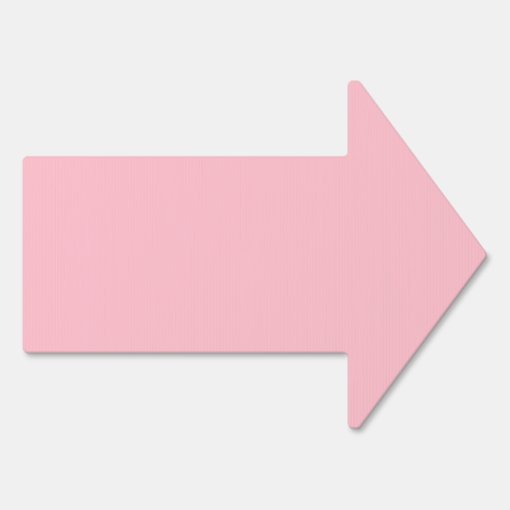 Pink Arrow Sign | Zazzle