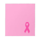 Breast Cancer Ribbon (customizable) Notepad | Zazzle.com