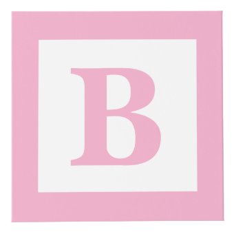 Pink Baby Block Sonogram Pregnancy Keepsake Photo Cube | Zazzle