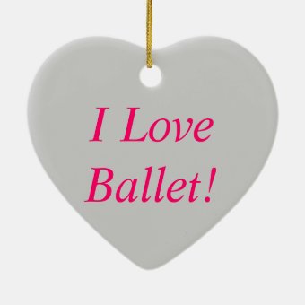 Pink Ballet Slippers Ceramic Ornament | Zazzle