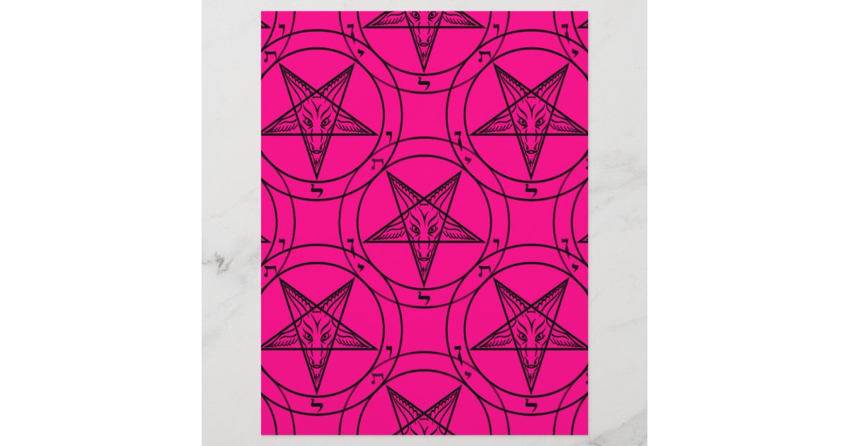 pink baphomet | Zazzle