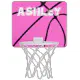 Pink Basketball Cute Mini Basketball Hoop | Zazzle