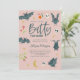 Pink Bats Batty for Baby Shower Invitation | Zazzle