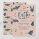 Pink Bats Batty for Baby Shower Invitation | Zazzle
