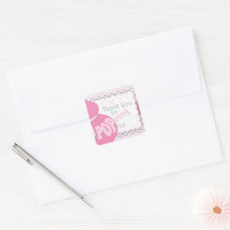 Pink Belly Bump Baby Shower Favor Stickers | Zazzle
