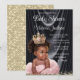 Pink Black African Princess Baby Shower Invitation | Zazzle