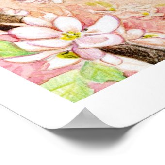 Pink Blossom View Poster | Zazzle