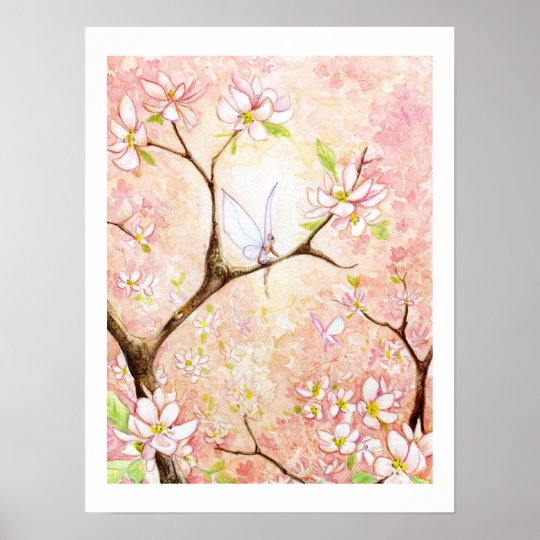 Pink Blossom View Poster | Zazzle.com