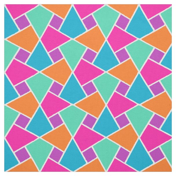 Islamic geometric pattern fabric | Zazzle