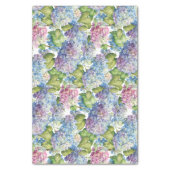 Pink Blue Hydrangea in Bloom Floral Pattern Tissue Paper | Zazzle