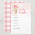 Pink Blush ice cream Glitter Prayers for Baby | Zazzle