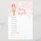 Pink Blush ice cream Glitter Prayers for Baby | Zazzle