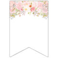 Pink Blush Pendant Banner, Bunting, Banner | Zazzle