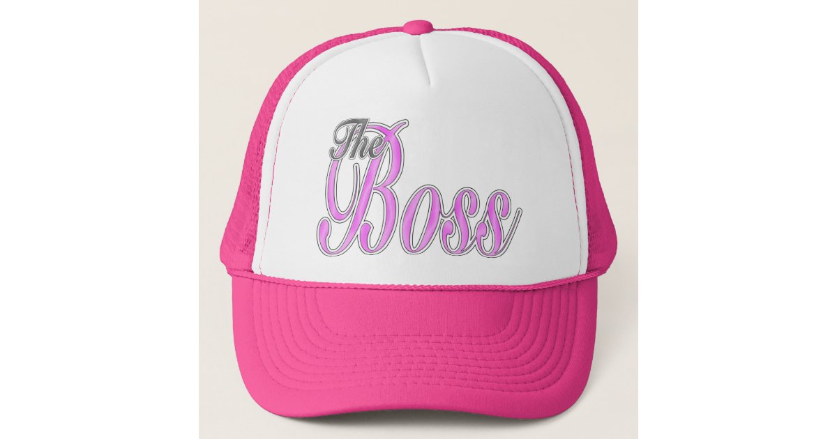 Pink Boss Lady Hat | Zazzle
