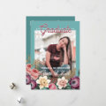 Pink Botanical Floral Boho Graduation Announcement | Zazzle