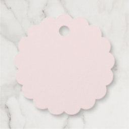 Pink Bow Baby Shower Favor Tags | Zazzle