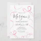 Pink bow Birthday Invitation, Preppy Girl Birthday Invitation | Zazzle