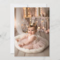 Pink Bow Girls Just Want To Be One 1st Birthday Invitation | Zazzle