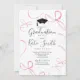 Pink bow Graduation Invitation, Invitation | Zazzle