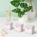 Pink Bow Love Shack Baby Shower Favors Favor Boxes | Zazzle