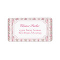 Pink Bow Party Coquette Girl Address Label | Zazzle