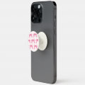 Pink Bow Shabby Chic Coquette Fancy Blush PopSocket | Zazzle