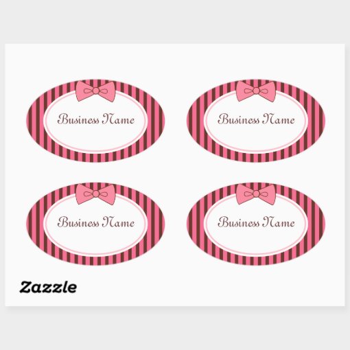 Pink Bow Stickers | Zazzle