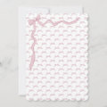 Pink Bows & Baby Toes Elegant Baby Shower Invitation | Zazzle