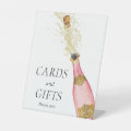 Pink Brunch and Bubbly Cards and Gifts Sign | Zazzle