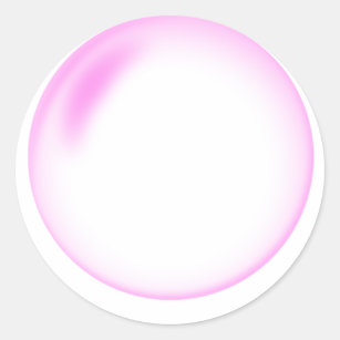 Bubble Gum Stickers | Zazzle