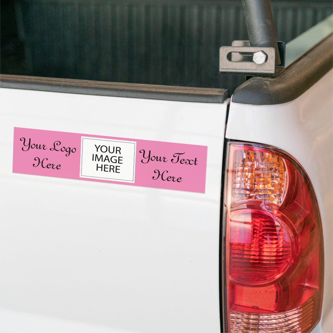Pink #BumperSticker Bumper Sticker | Zazzle