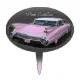 Pink Cadillac Flash Cake Topper | Zazzle