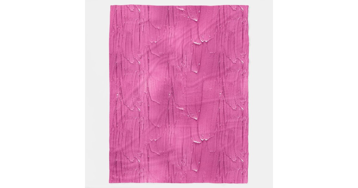 Pink Cake Frosting Fleece Blanket | Zazzle