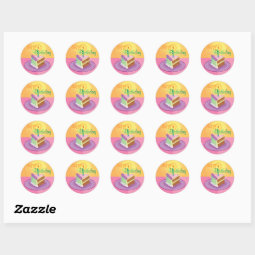 Pink Cake Slice Sticker | Zazzle