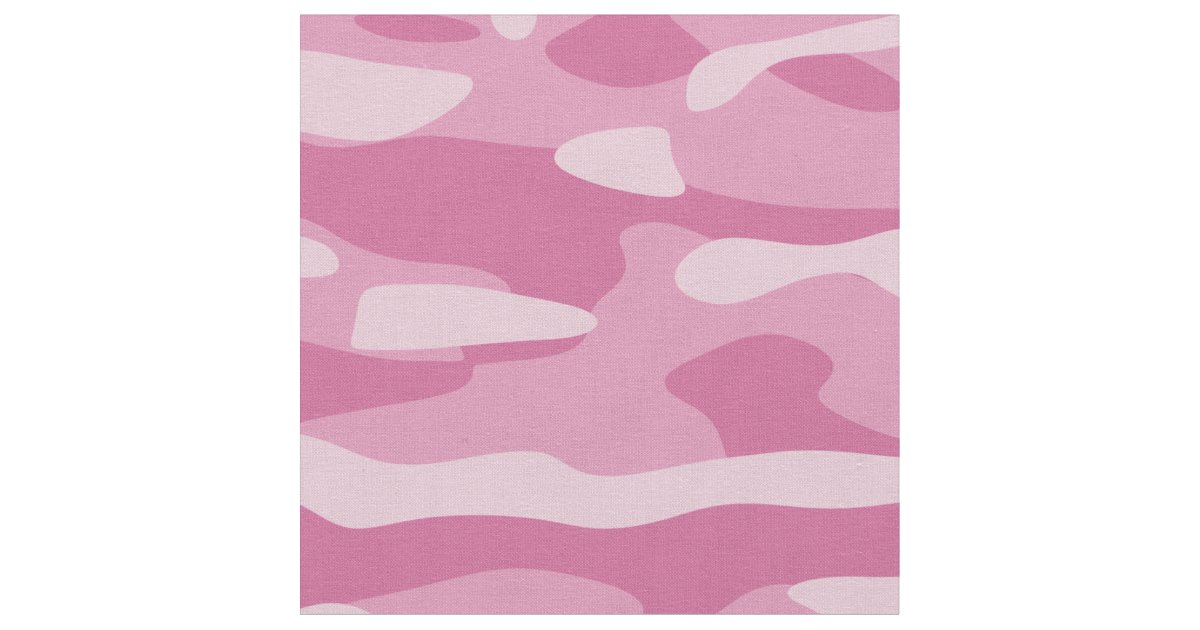 Pink Camo Fabric | Zazzle