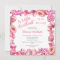 Pink Candy Frame Girl Baby Shower Invitation | Zazzle