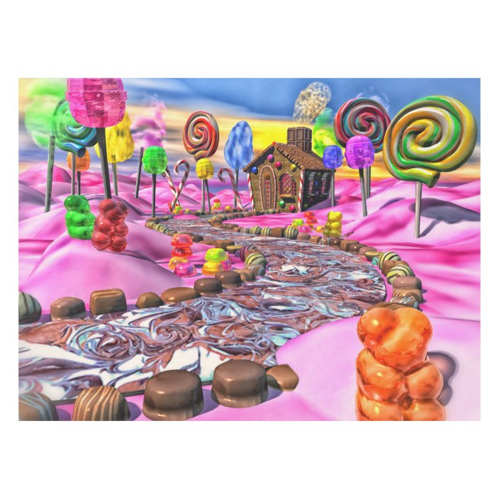 Pink Candyland - Tablecloth | Zazzle.com