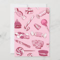 Pink candys sweet baby shower invitation | Zazzle