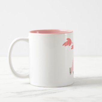 Pink Cartoon Unicorn mug | Zazzle