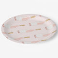Pink Champagne Bridal Shower Bachelorette Party Paper Plates | Zazzle