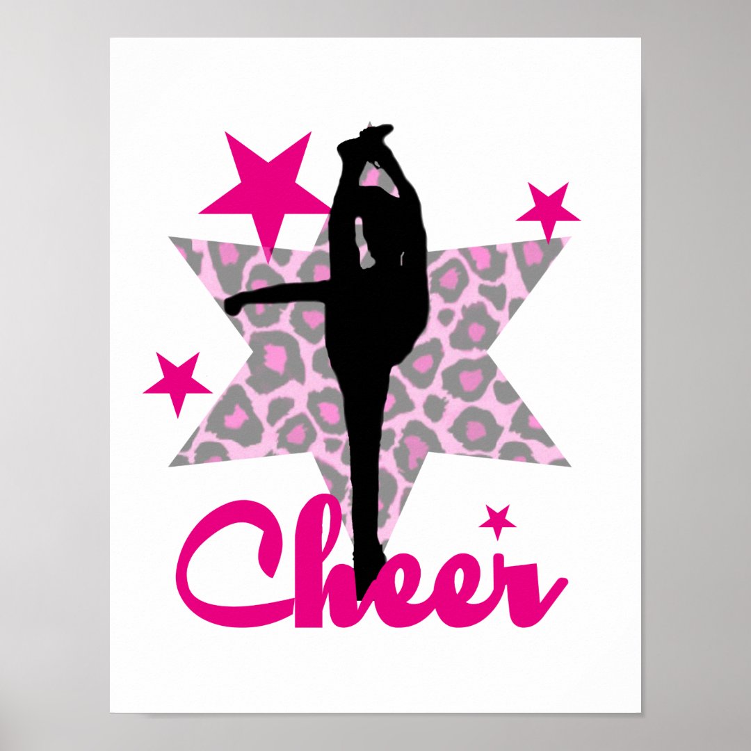 Pink Cheerleader Poster | Zazzle