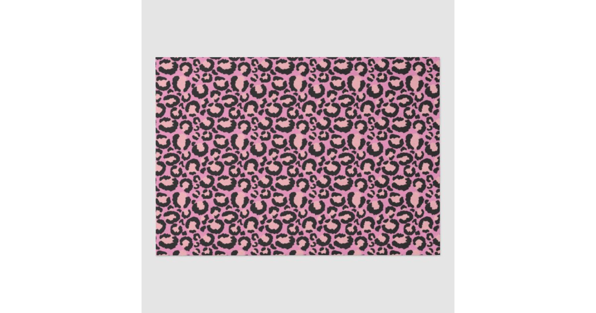 Pink Cheetah Print Tissue Paper | Zazzle
