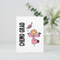 Pink CHEMO GRAD 1 (Breast Cancer) Postcard | Zazzle
