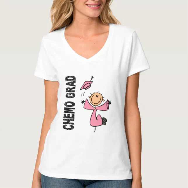 Pink CHEMO GRAD 1 (Breast Cancer) T-Shirt | Zazzle