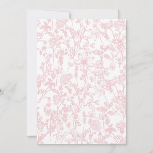 Pink Chinoiserie Bridal luncheon Invitation, Invitation | Zazzle
