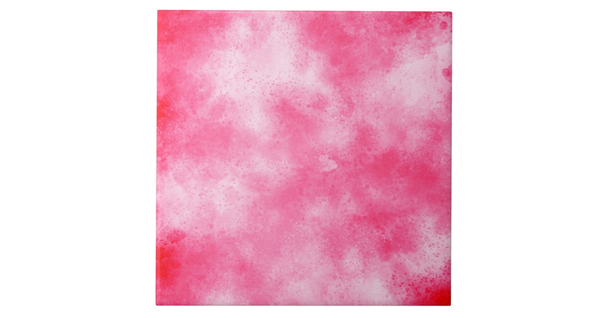 Pink Cloud Effect Ceramic Tile | Zazzle