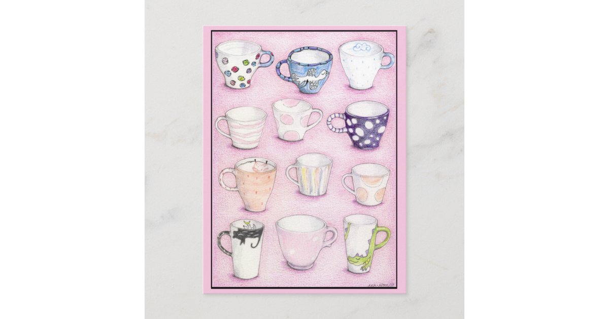 Pink Collection Postcard | Zazzle