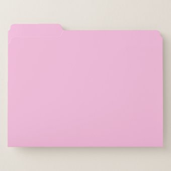 Pink Color File Folder | Zazzle